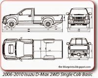 Vector Blueprints - Cars, Trucks, Busses and others: Isuzu - Vector ...