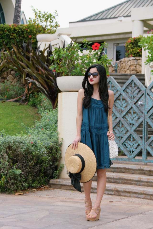 Little Miss Haute Couture: Ocean Sundress // Hawaii for the Holidays