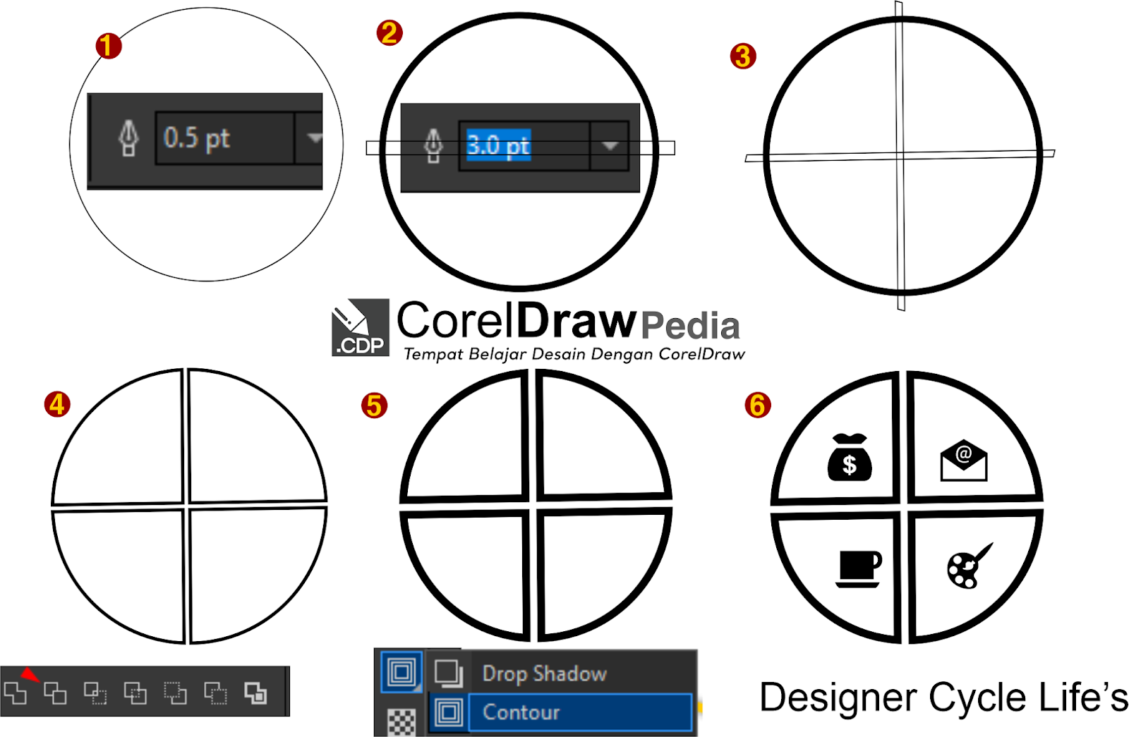 Tutorial cara Desain menggunakan Symbol Character pada CorelDraw ...