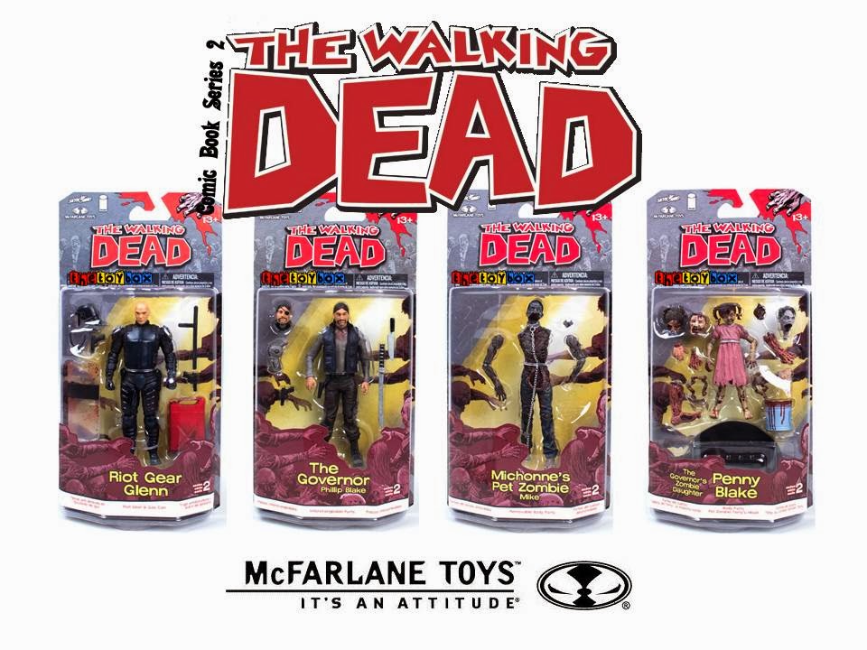 The Toy Box: The Walking Dead Series 2 (Comic Book Figures) (McFarlane ...