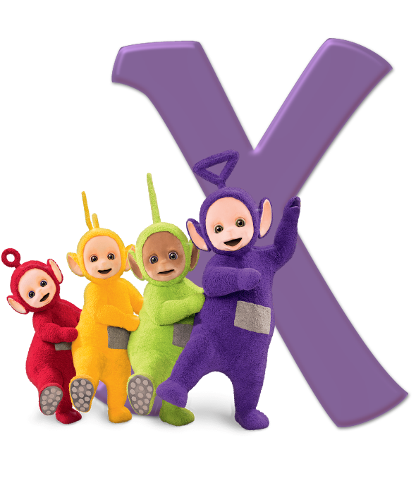 Blindada por Deus: Alfabeto decorativo Teletubbies