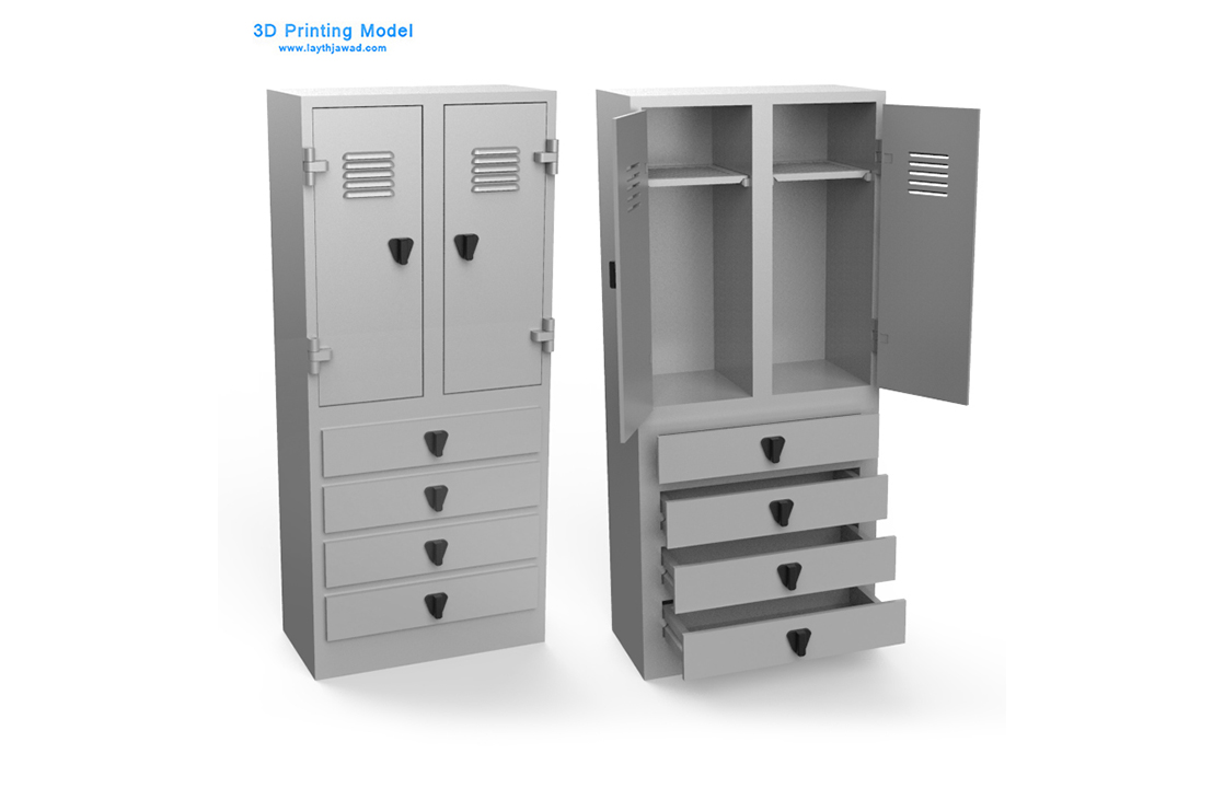 Locker 3D Printing Model | Layth Jawad