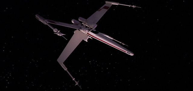 Stinson's All Things Star Wars Blog: Colin Cantwell X-wing concept model