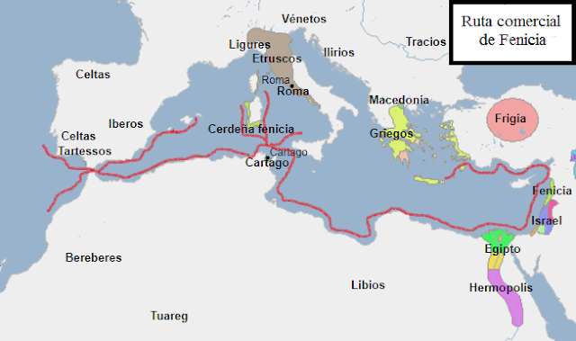 Filosofía Apuntes: Historia de los Fenicios (1180 a. C. - 741 a. C.)