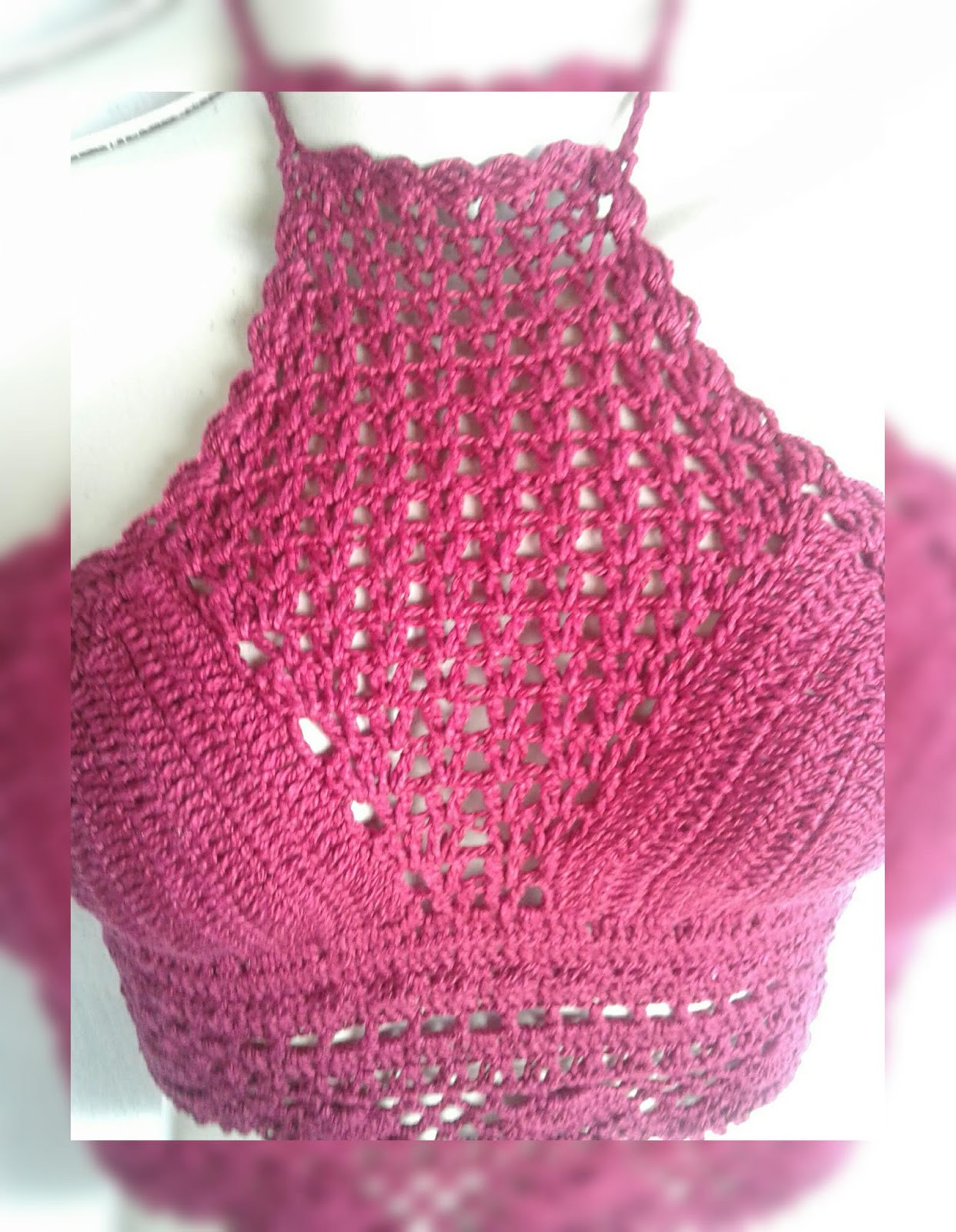 Lu Alves Crochê: CROPPED EM CROCHÊ