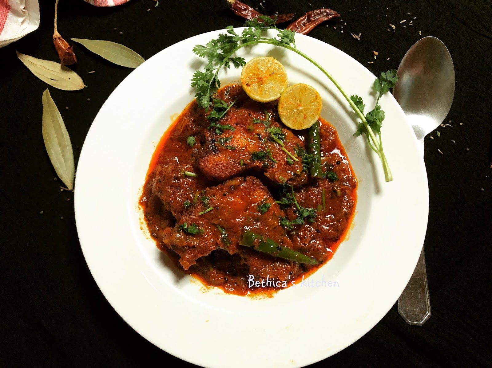 Bethica's Kitchen Flavours: Rui Macher Jhaal (Rohu Fish Curry - Bengali ...