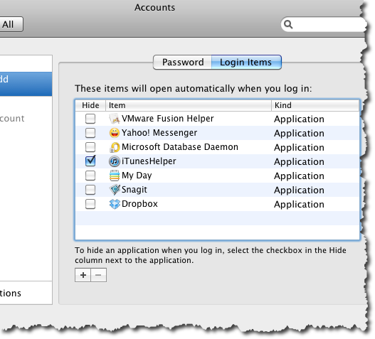 Start Application on Startup on OS X 10.6 Snow Leopard