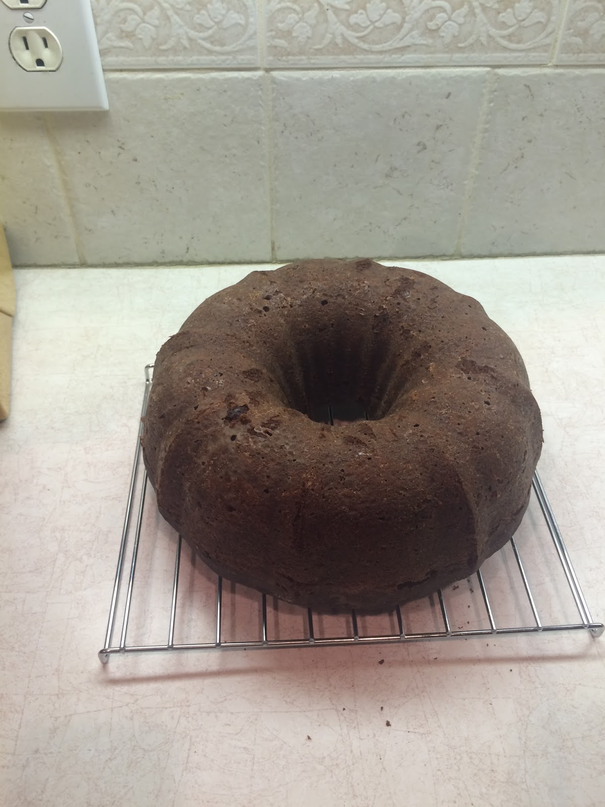 Knead Math?: Chocolate Zucchini Bundt Cake