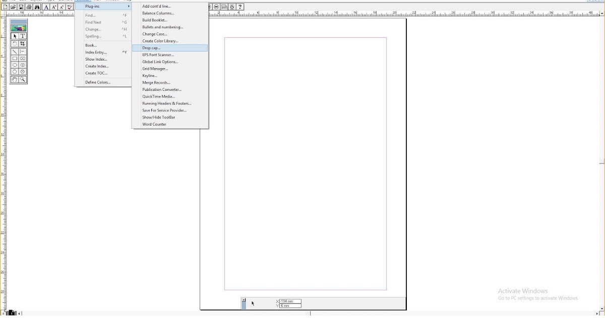 Tutorial and Techniques of Photoshop and PageMaker: Creating Drop Caps