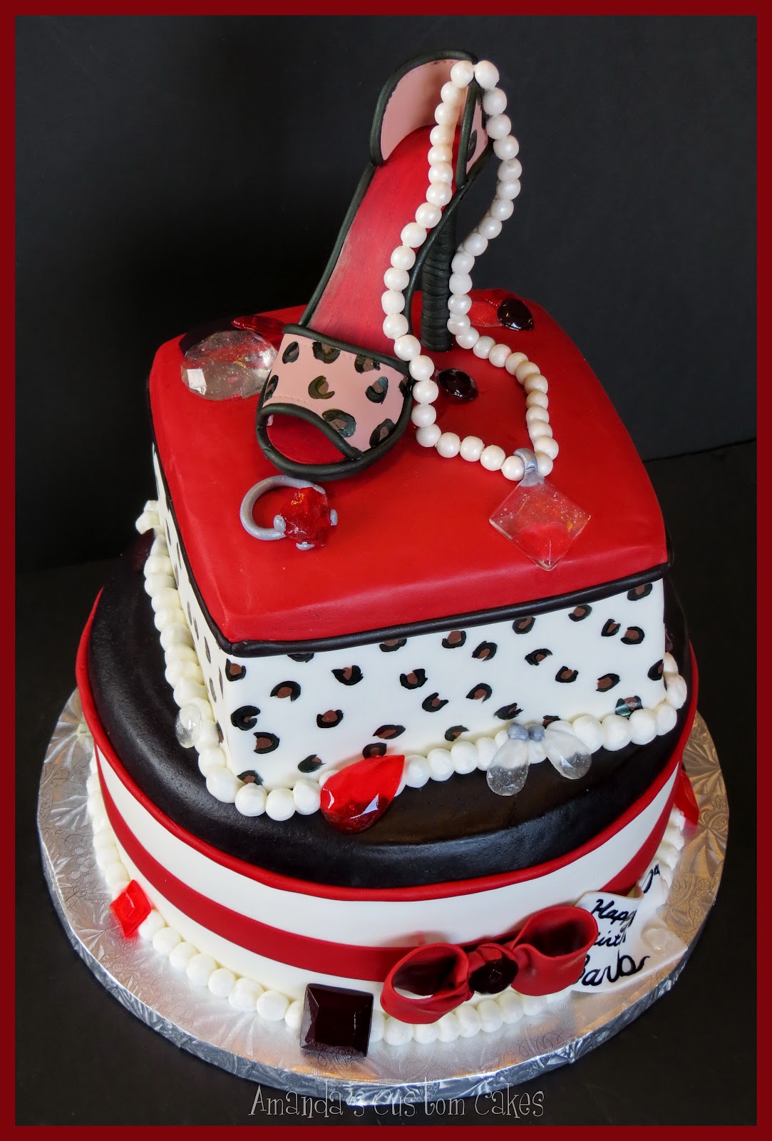 Amanda's Custom Cakes: Fashionista Shoe Cake