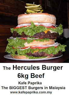 Malaysia's BIGGEST BURGERS: The 6kg HURCULES BURGER