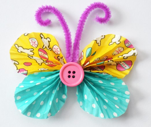 Crafty Ideaz Cupcake Wrapper Crafts Butterfly Crafty Ideaz Cupcake Wrapper Crafts Butterfly