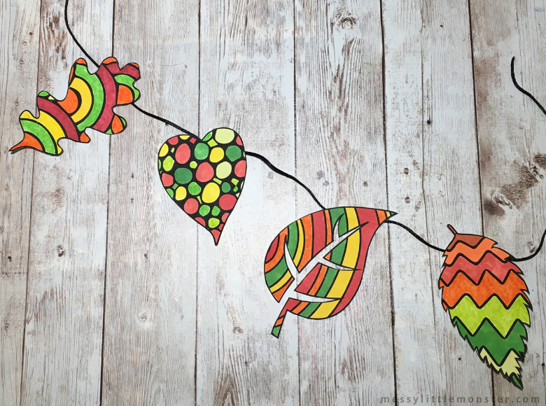 Printable Leaf Templates + fun leaf craft ideas! - Messy Little Monster