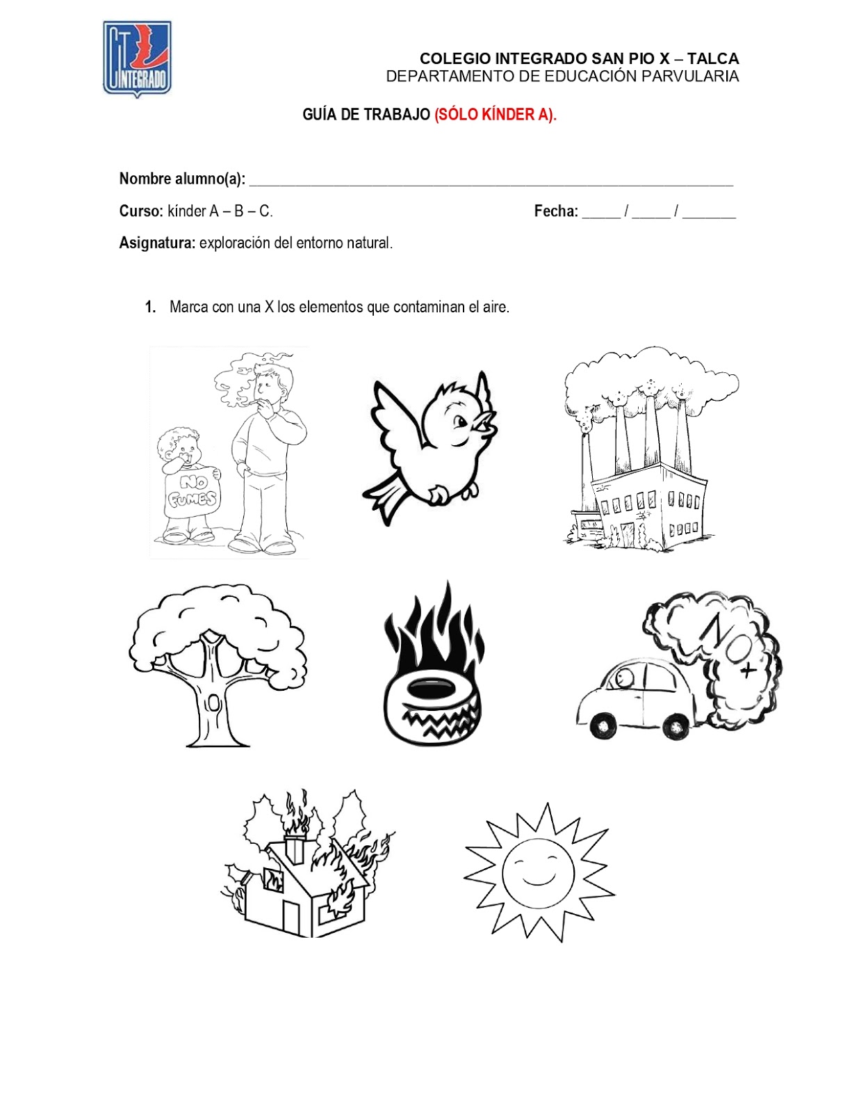 Kinder CIT: Exploración del entorno natural