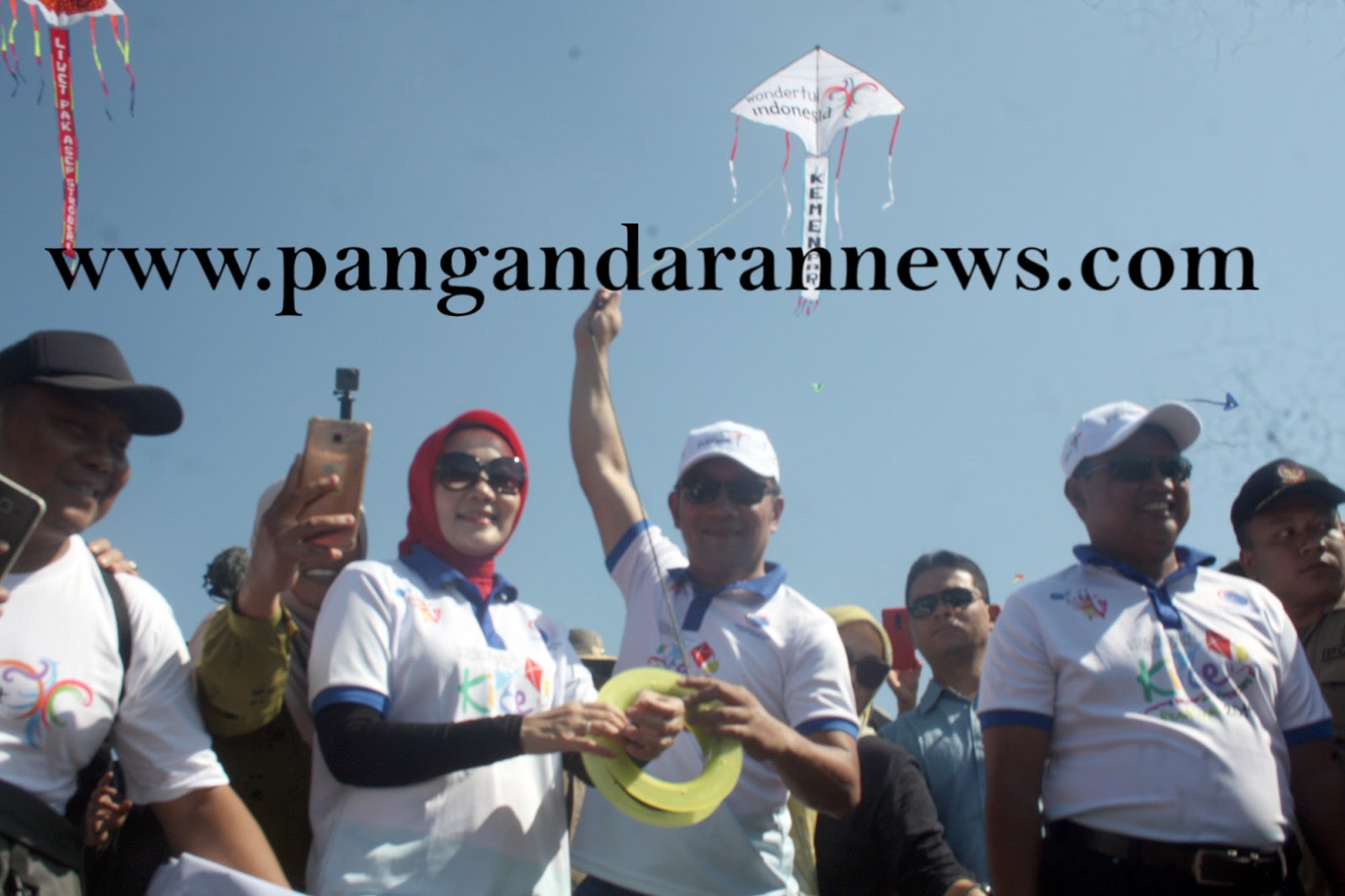 GUBERNUR JAWA BARAT BUKA KITE FESTIVAL 2019 DI PANTAI PANGANDARAN ...