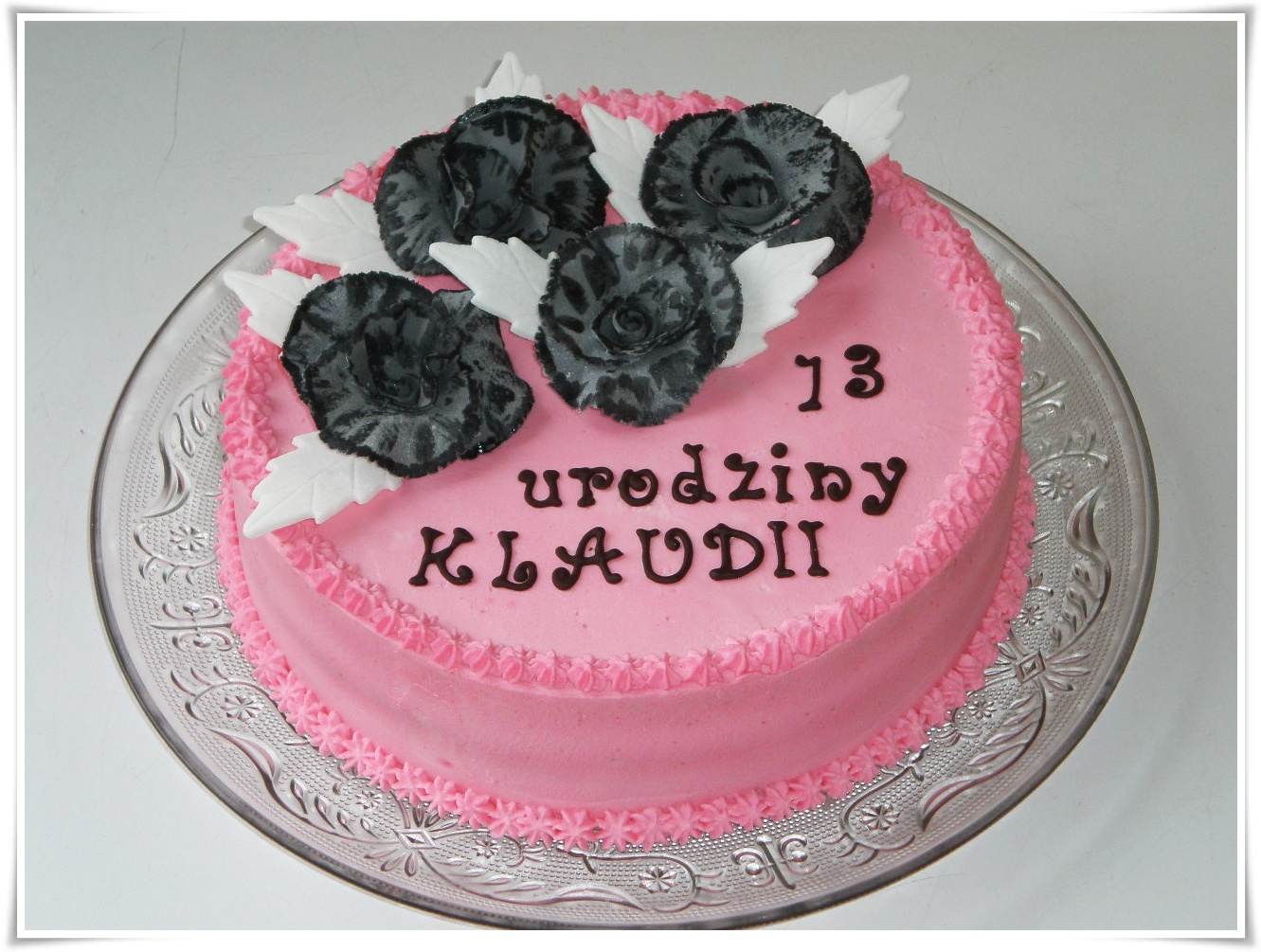 Moje domowe wypieki . . .: Tort w stylu EMO