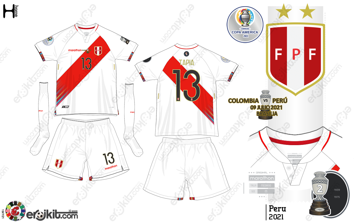 Kit Design, by eroj: 2021 Peru (Home e Away)