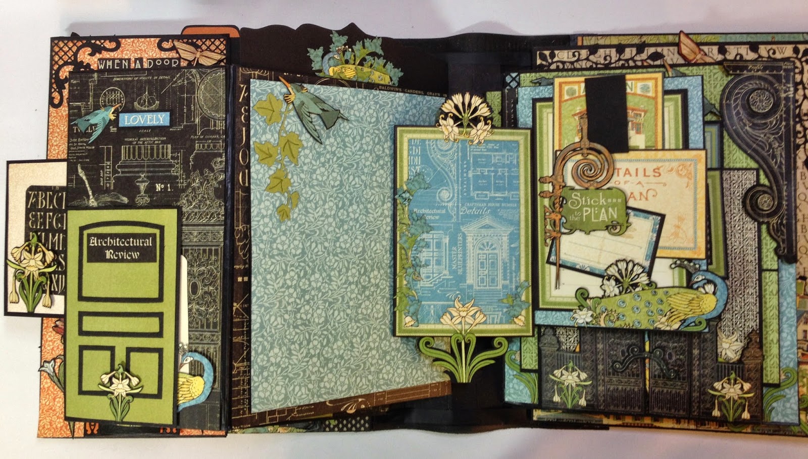 Graphic 45 Artisan style photo album Part 3 | annes papercreations ...