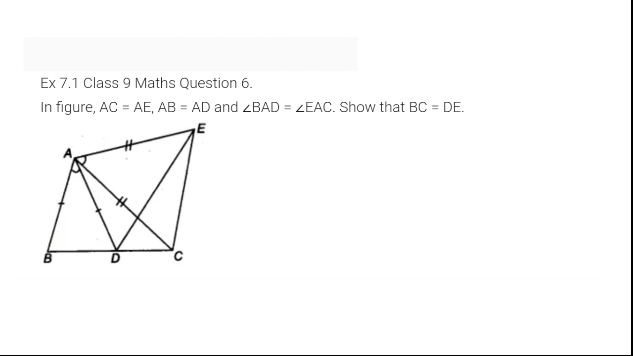 IX, Maths, Triangles