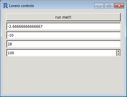Coding a dynamic systems and controlling it via a graphical user ...