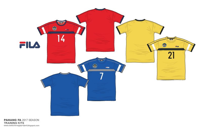 Football teams shirt and kits fan: Pahang FA Training Kits 2017