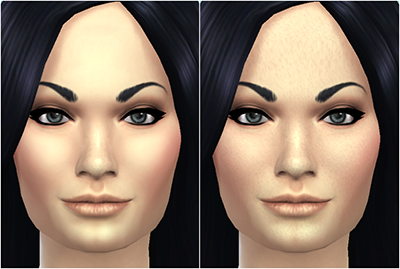 Sims 4 realistic skin default replacement - packsdro