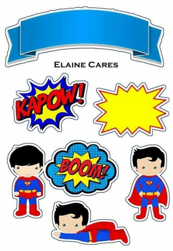 113 ideas para decorar una Fiesta de Superman