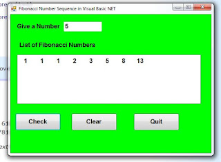 Free Programming Source Codes and Computer Programming Tutorials: Fibonacci Number Sequence in ...