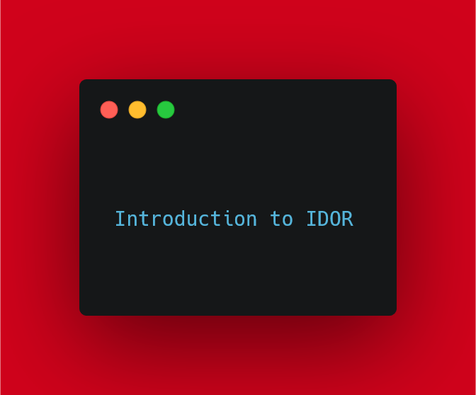 Introduction to IDOR