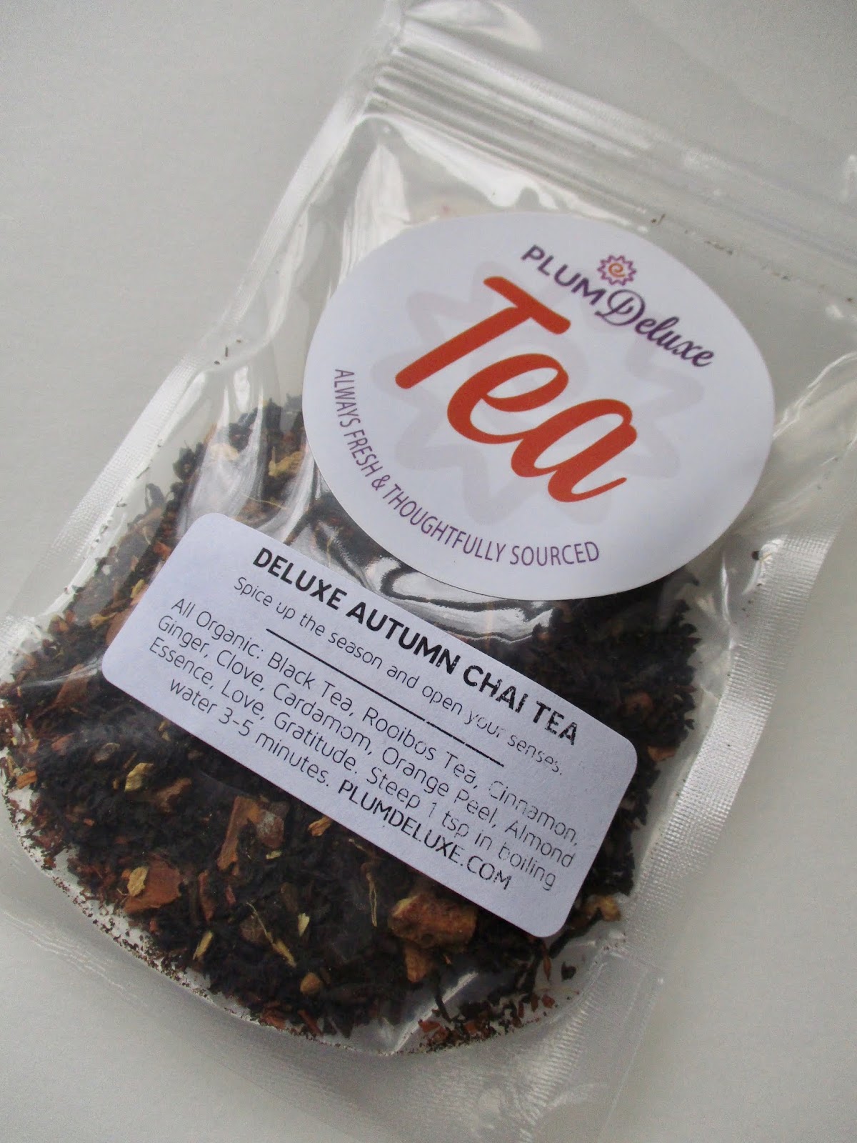 Tea With Friends: Deluxe Autumn Chai from Plum Deluxe