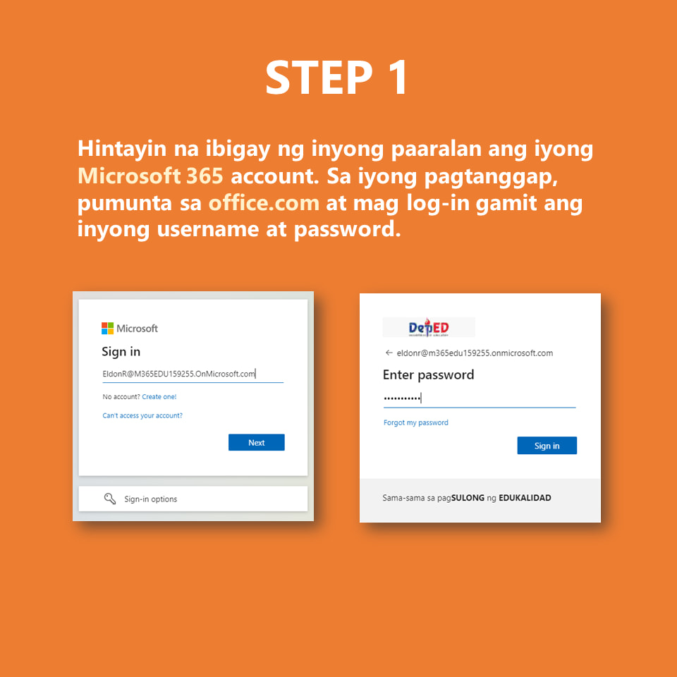 Quick Easy Steps on How to Activate DepEd Microsoft Office 365 Accounts ...