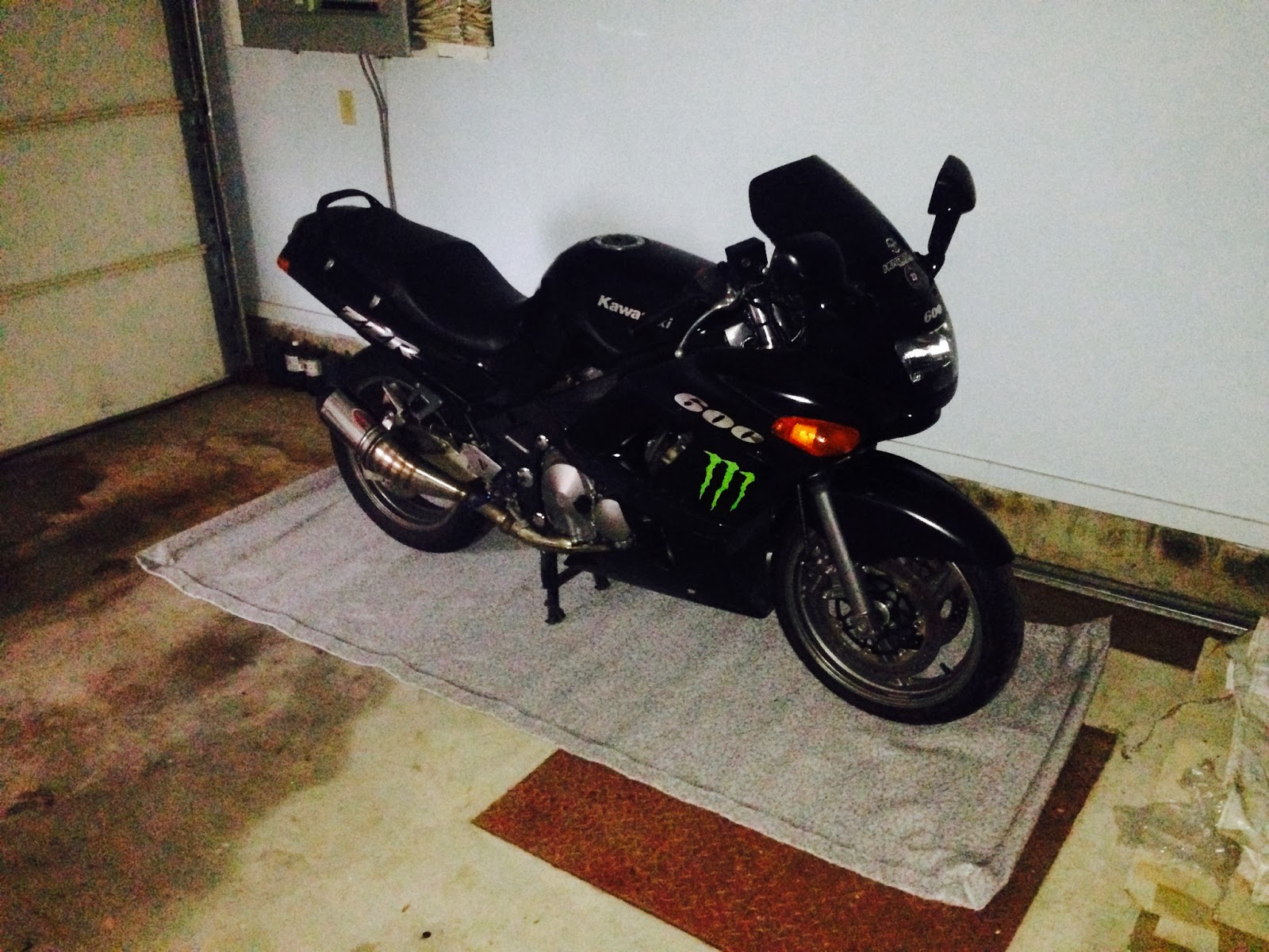 KentainMats: Motorcycle Garage Storage Mat - the MotorcycleMat by ...