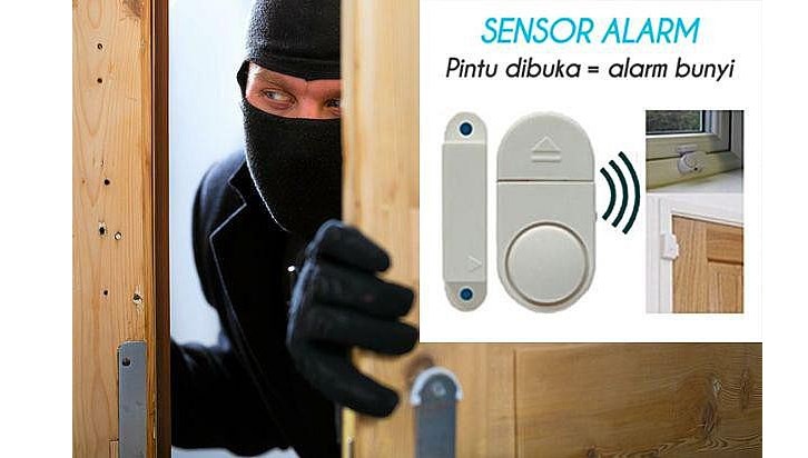 Alarm Rumah Sensor Gerak Pintu Jendela / alarm Anti Maling - PRODAK ...