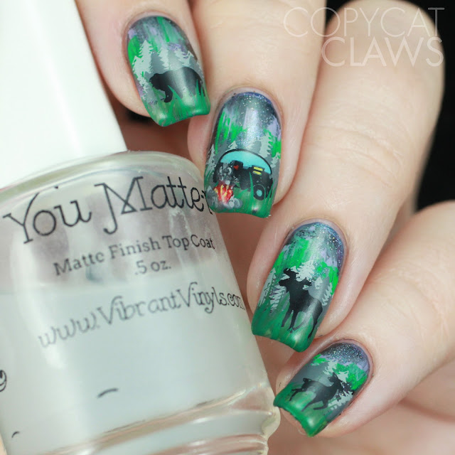 Copycat Claws: The Digit-al Dozen does Vacation - Camping Nails