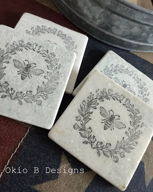 ~soapstone coasters~ - Okio B Designs