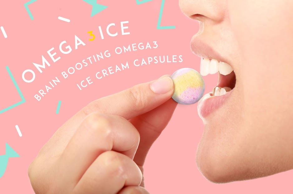 Omega3 Ice Brain Boosters Ice Cream (Concept) on Packaging of the World ...