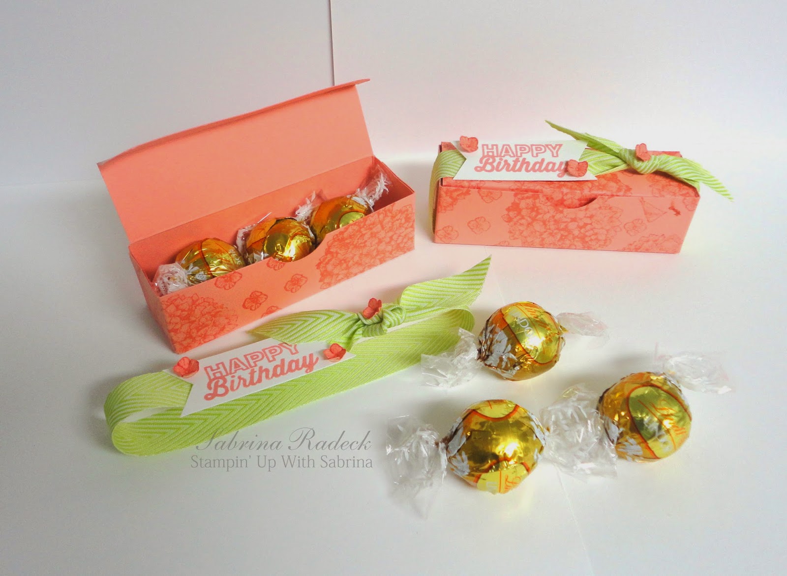Stamp & Create With Sabrina: More Favor Boxes... Lindt Lindor Chocolates