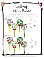 Fun Games 4 Learning: Christmas Math Freebies