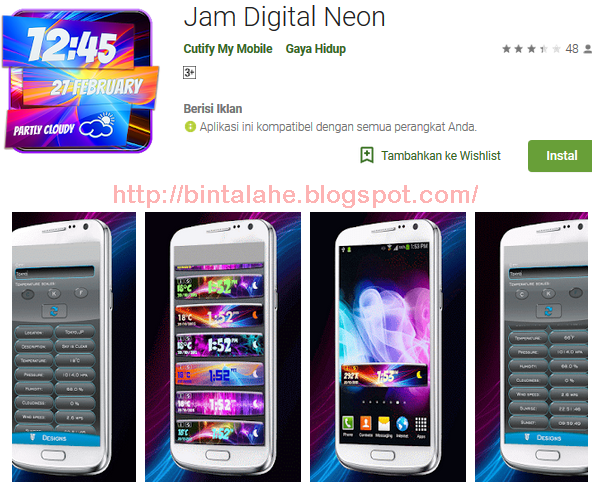 12 Widget Jam Android Gratis Terbaik Untuk Mengenal Waktu Dengan Penuh ...