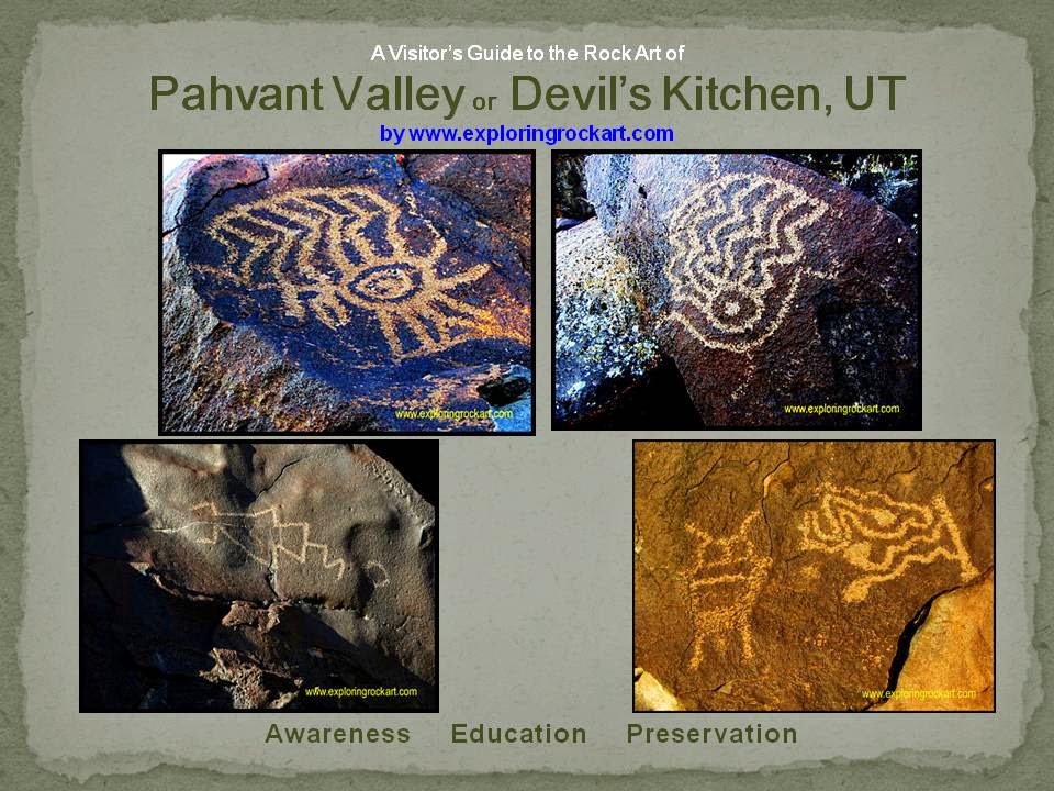 Exploring Rock Art: A Guide to the Pahvant Valley or Devil's Kitchen ...