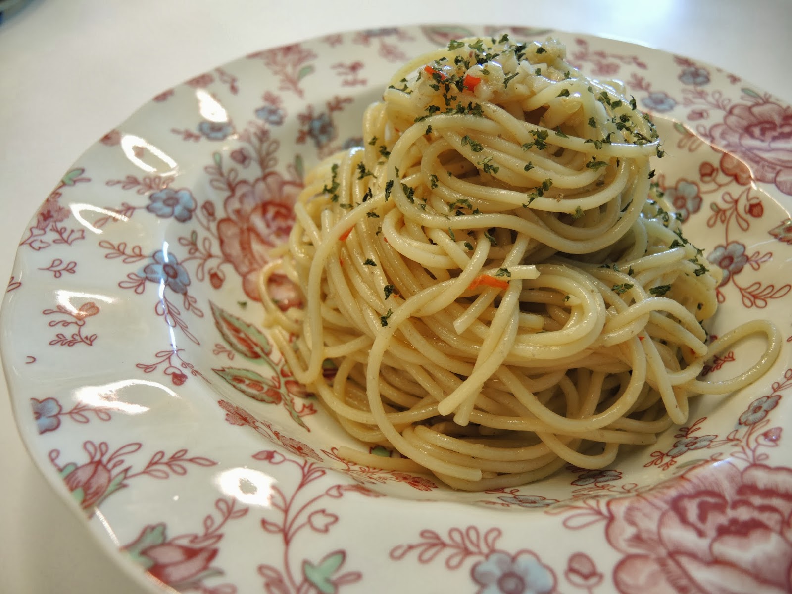 好心情廚房: 香蒜鯷魚意粉 Spaghetti Ali Olio