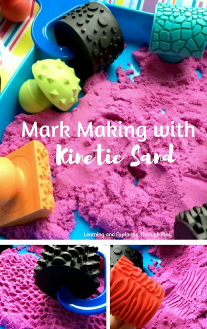 Learning and Exploring Through Play: Mark Making with Kinetic Sand