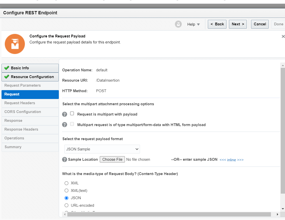 Read Csv File From Ftp Server And Insert Data Into On Premise Database Using Oic