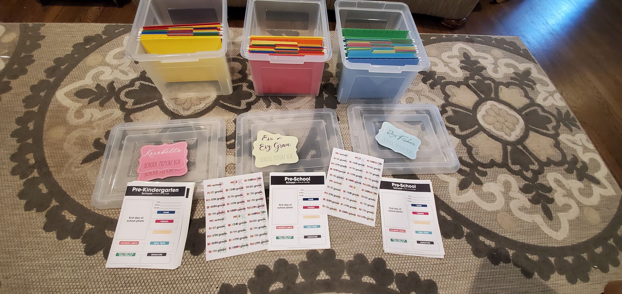 Lucky7s Studio: School Memory Boxes