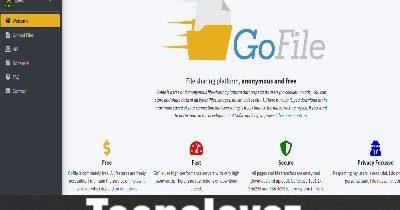 Gofile - Come condividere file anonimamente e gratis fino a 10 GB