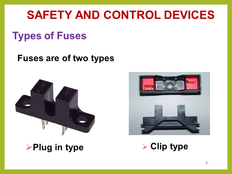SAFETY AND CONTROL DEVICES ,Fuses And Circuit Breaker ~ Part 66 Preparation