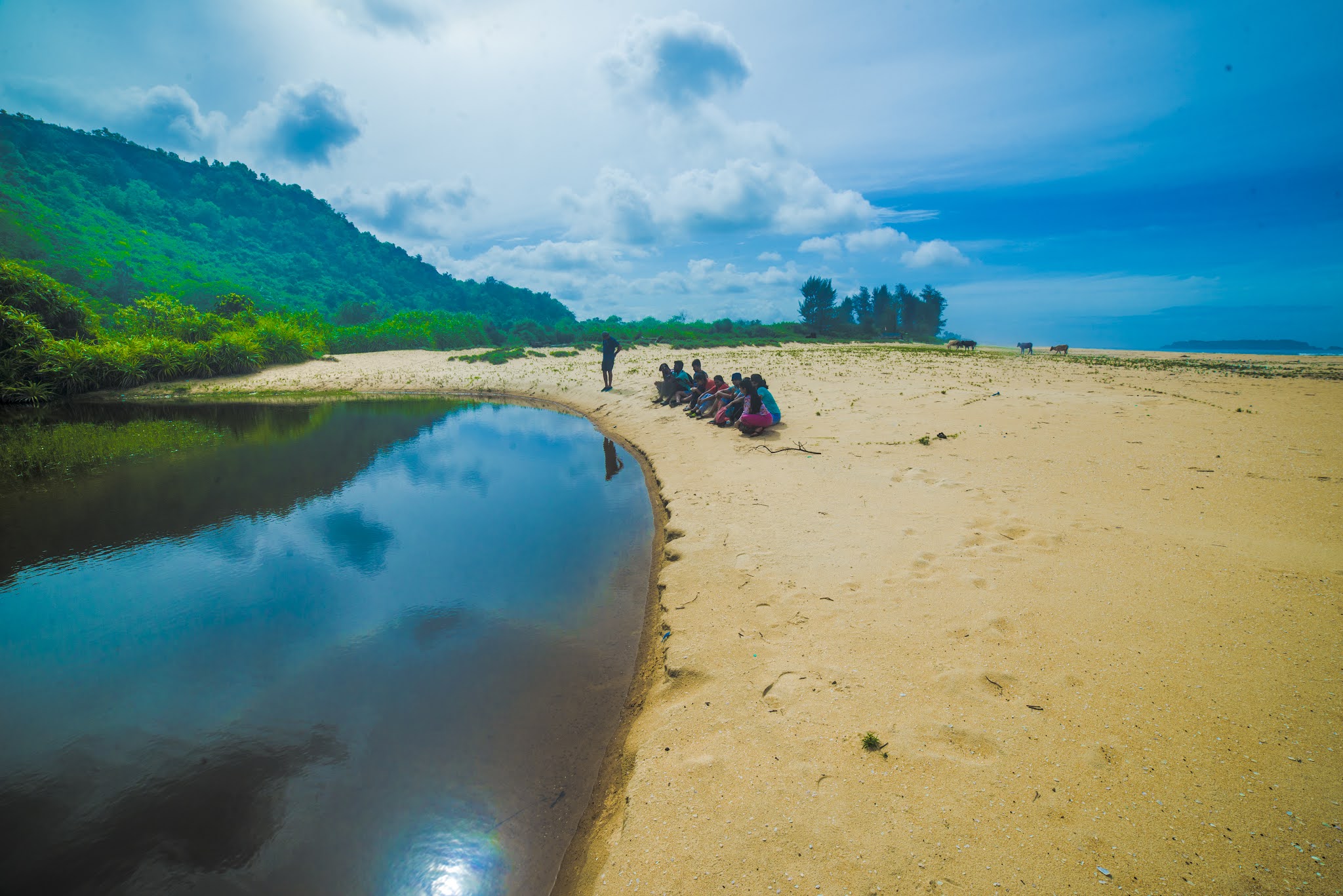 The Scintillating secret beach trek of Ramanagindi