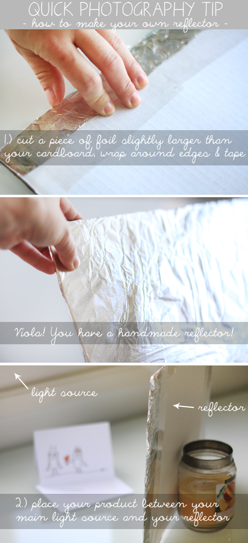 Quick Photography Tip: DIY Reflector - Unblushing