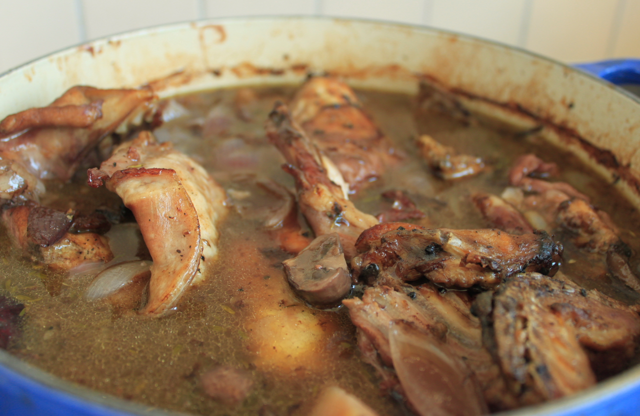 Mama Tommy's: Braised Rabbit with Wild Chestnuts [Zack]