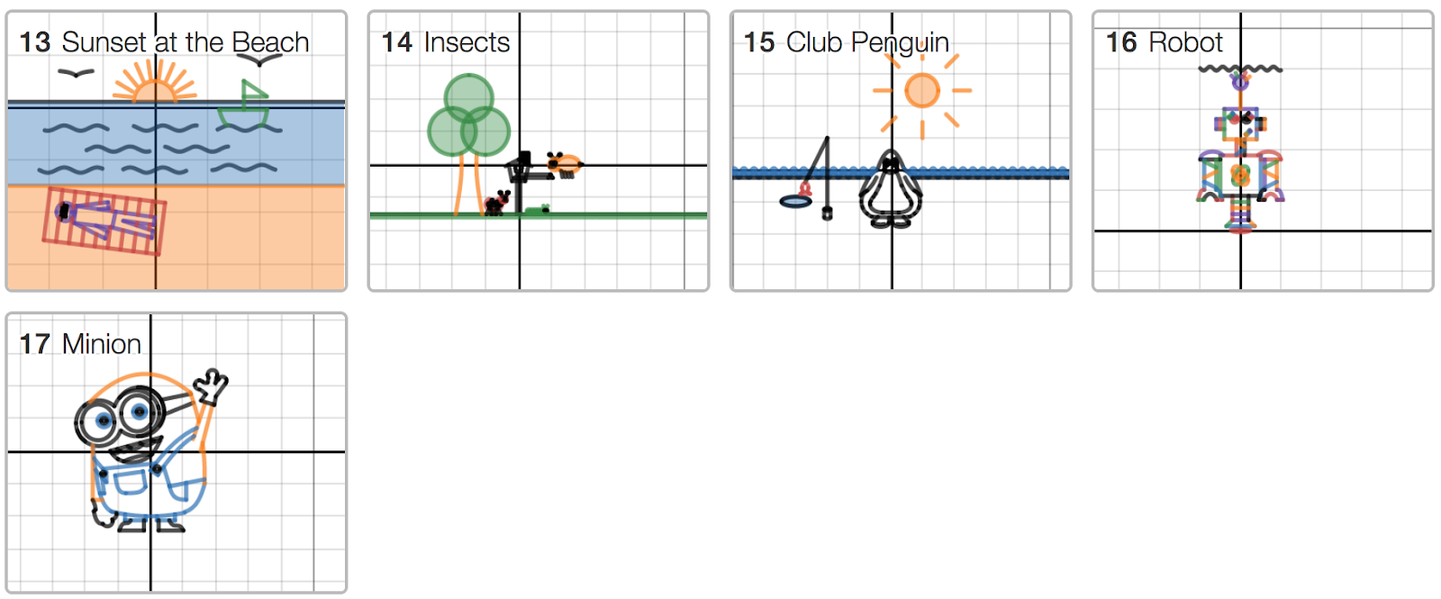 8 is my lucky number: Desmos Art Projects - Algebra 2